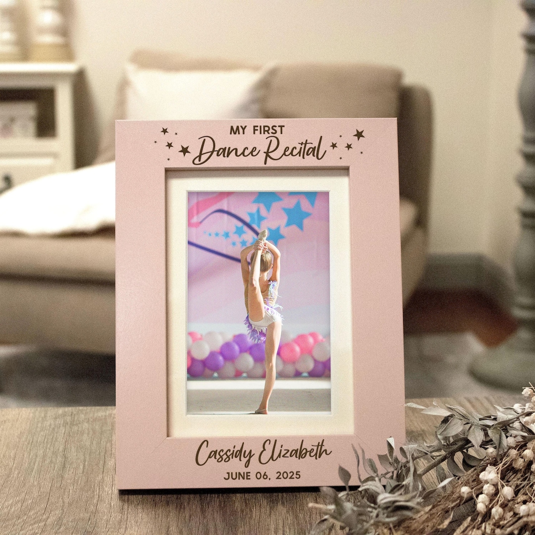 First Dance Recital Gifts for Girls | 1st Dance Recital Picture Frame ...