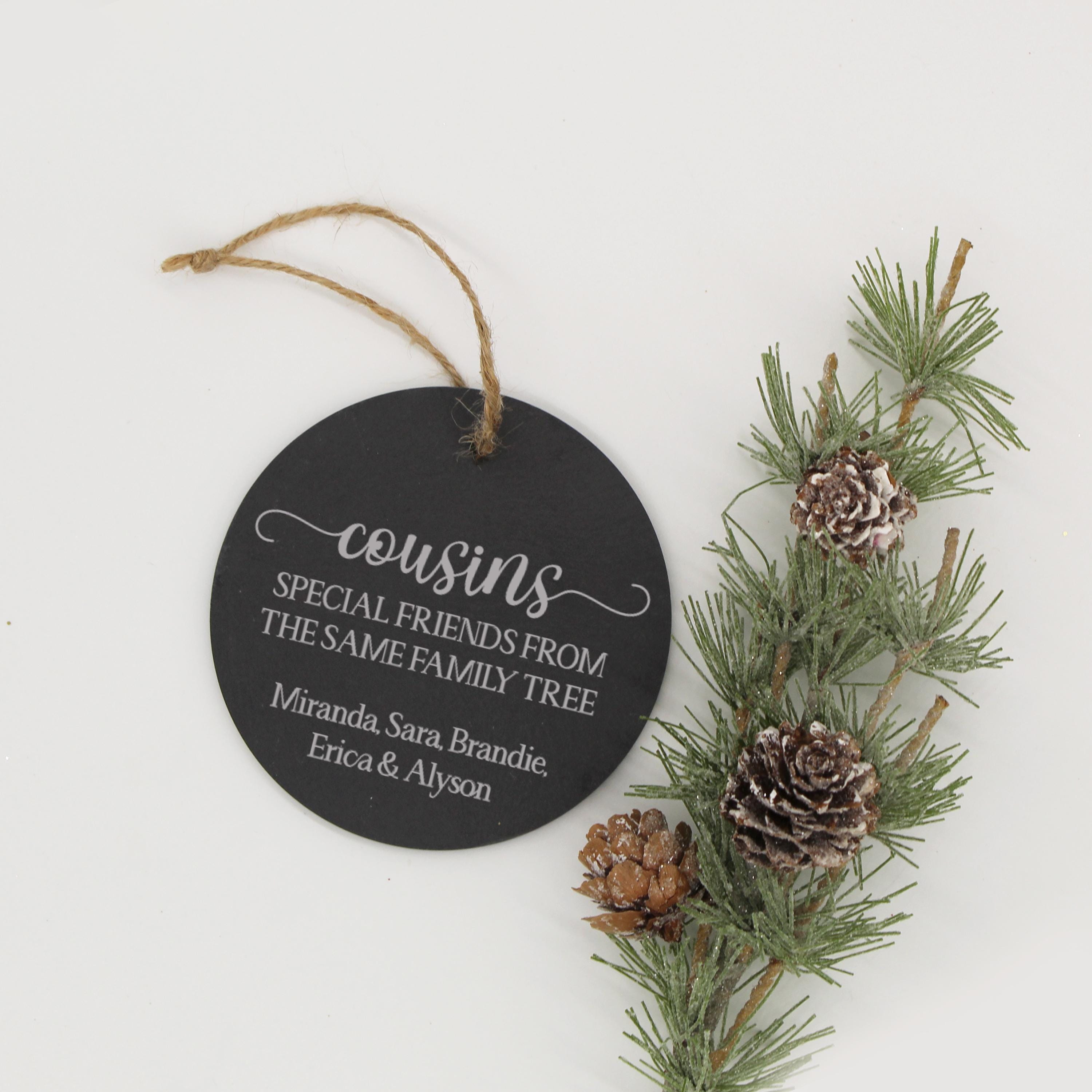 Cousins Ornament Personalized | Cousins Friends Christmas Ornament ...