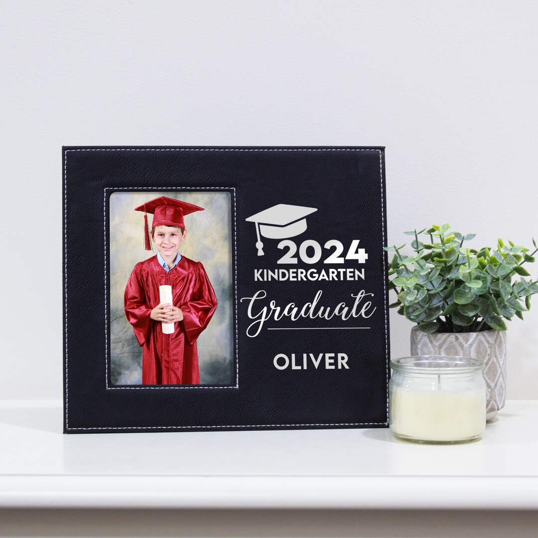 Kindergarten Graduation Frame Personalized Kindergarten Graduate 2024 ...