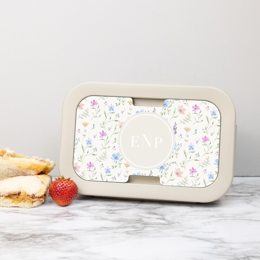 Custom Dainty Floral Lunch Box | Back to School Girly Bento Box ...