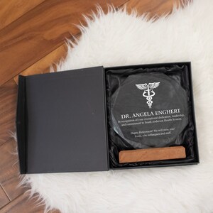 Doctor Retirement Plaque | Engraved Medical Professional Retirement ...