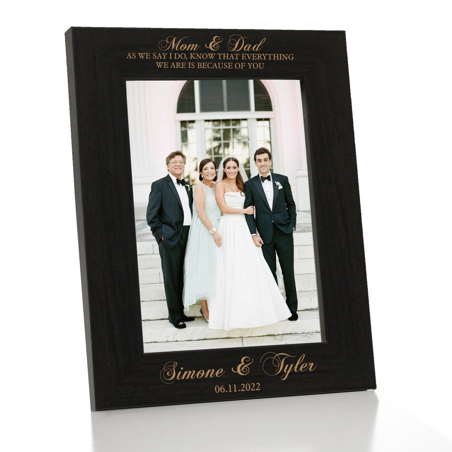 Personalized Parents Wedding Frame Parents of Groom & Bride - Etsy