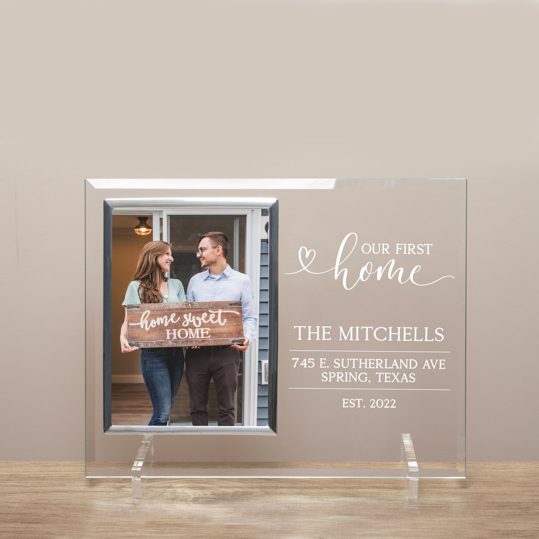 Our First Home Picture Frame | Personalized 1st Home Picture Frame ...
