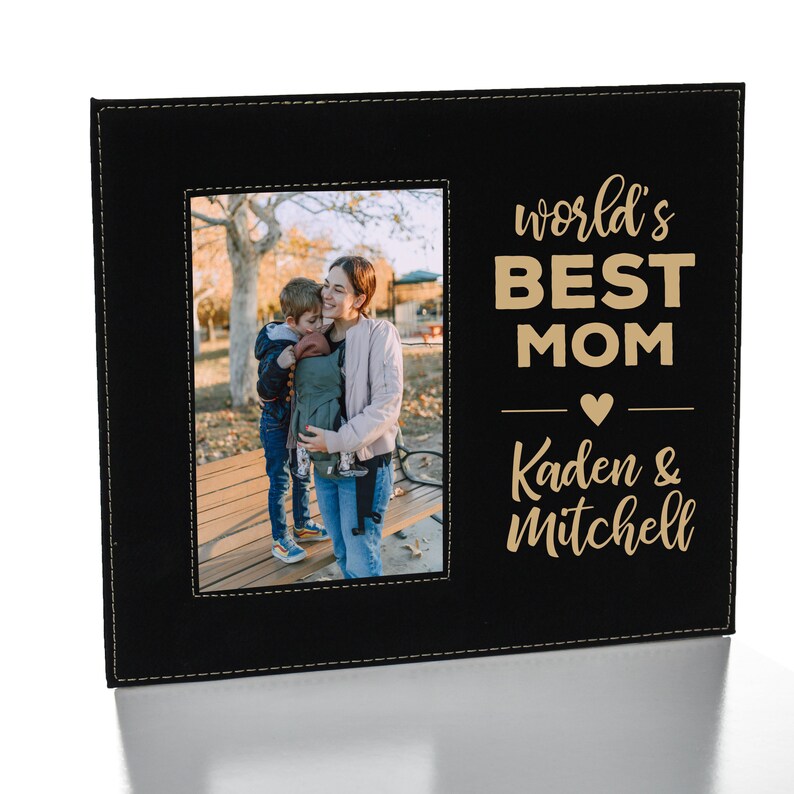 World's Best Mom Picture Frame Personalized Mom Picture - Etsy