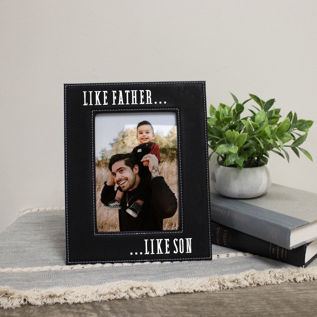 Funny Like Father Like Son Frame | Daddy and Me Picture Frame | 2025 ...