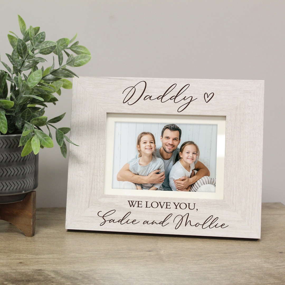 Daddy Picture Frame Personalized | Daddy & Me Frame | Father's Day ...