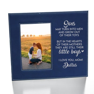 Mother Son Picture Frame | Mommy's Little Boy Picture Frame | Mothers ...