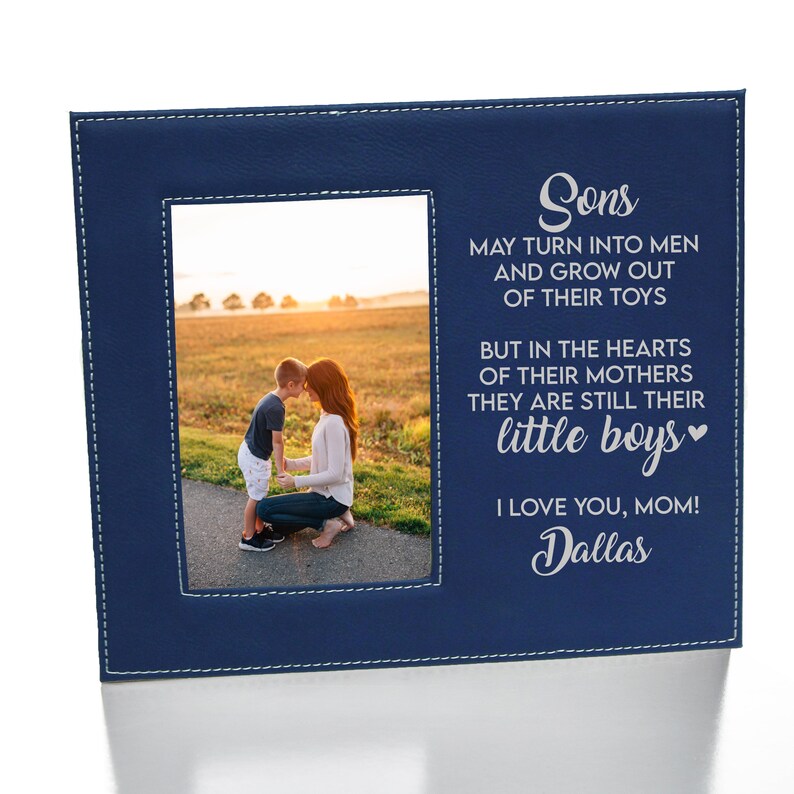 Mother Son Picture Frame Mommy's Little Boy Picture - Etsy