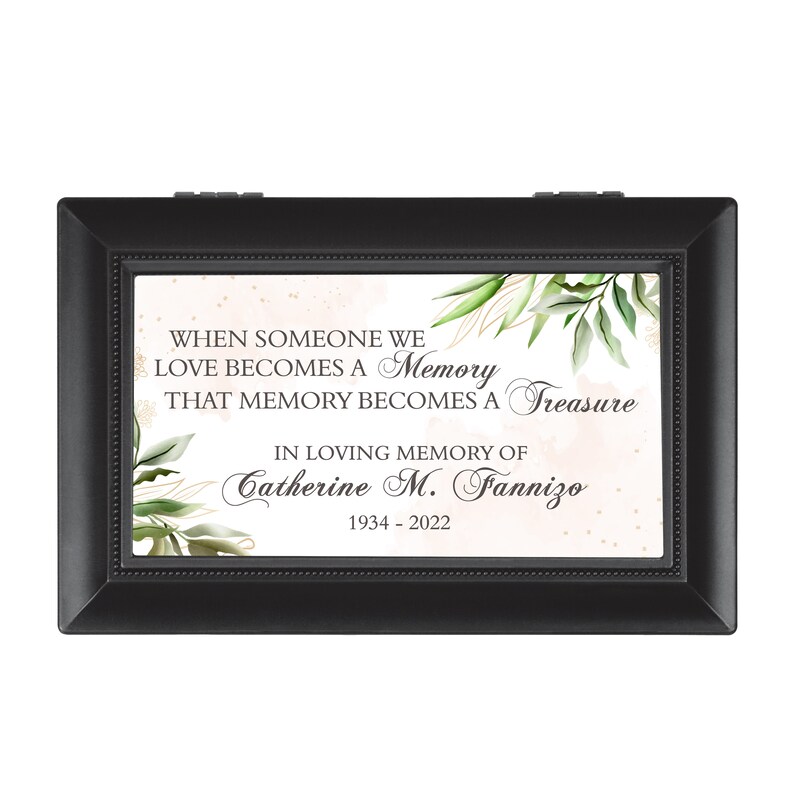 Memorial Music Box Personalized in Memory of Box When - Etsy