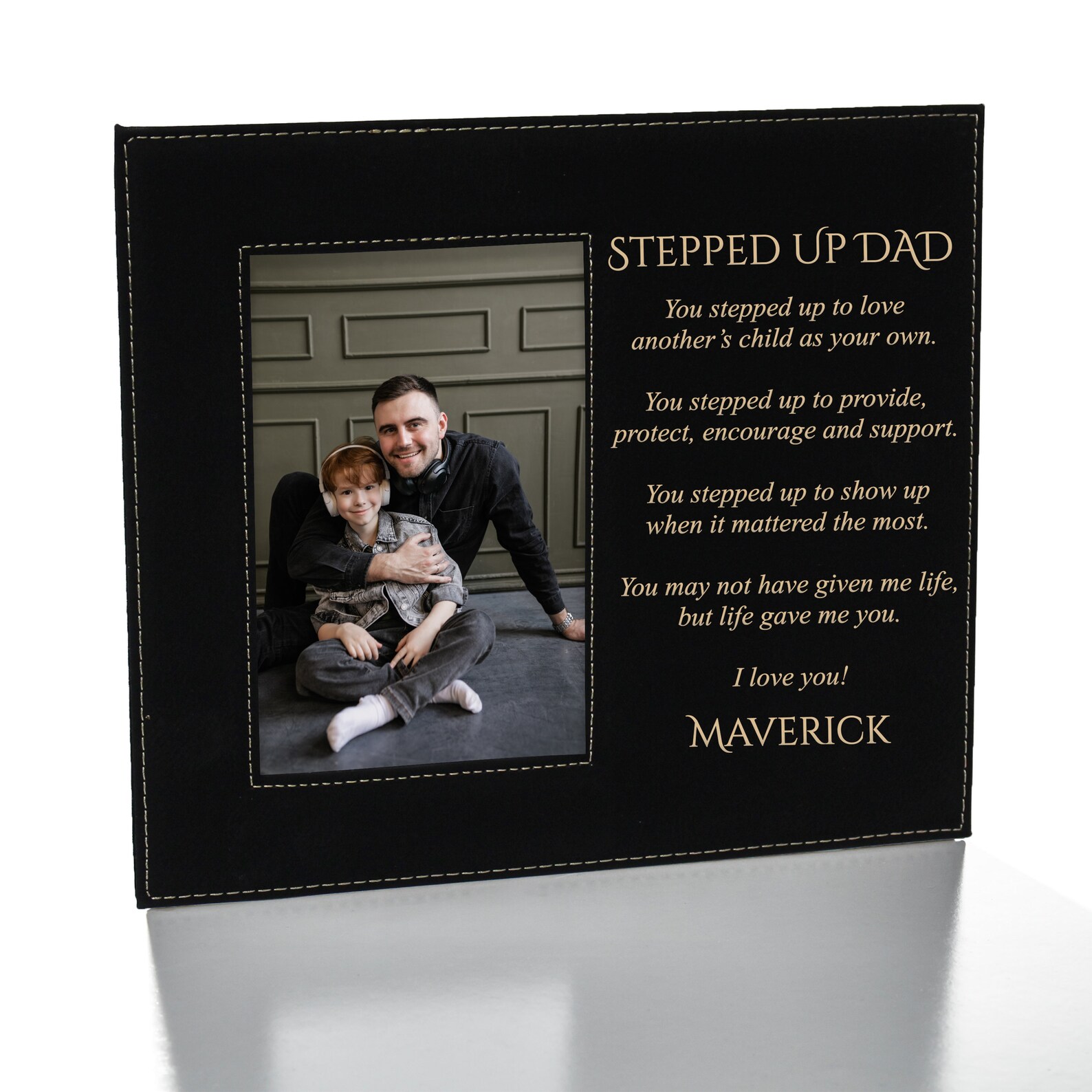 Step Dad Gift Picture Frame Personalized Stepfather Picture - Etsy