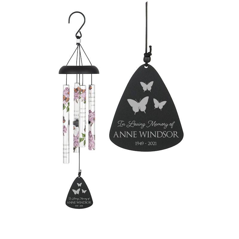 Chimes With Butterflies - Etsy