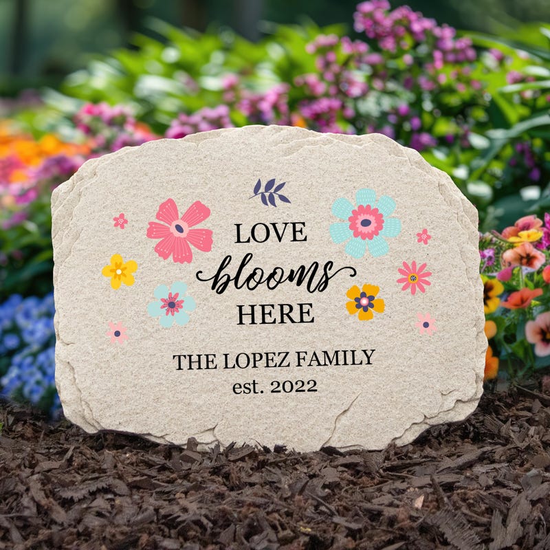 Personalized Garden Stone - Etsy