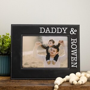 Daddy and Me Picture Frame | Personalized Dad and Daughter Picture ...