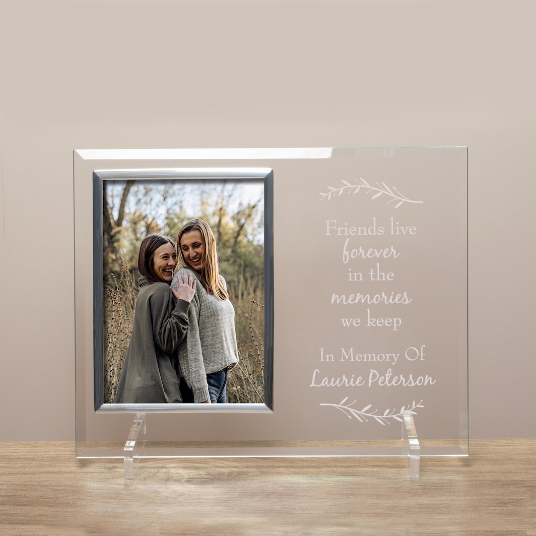 Personalized Friend Memorial Picture Frame | in Memory of Best Friend ...