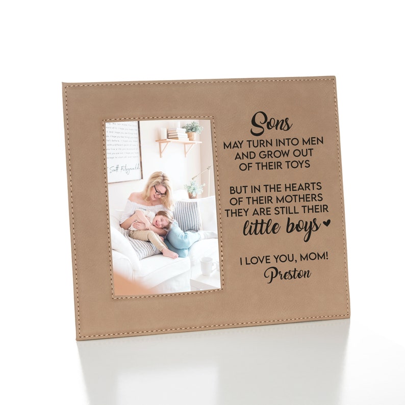 Mother Son Picture Frame Mommy's Little Boy Picture - Etsy