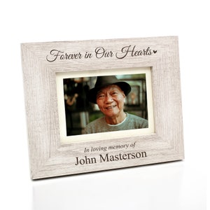Personalized Memorial Picture Frame in Loving Memory Picture Frame ...