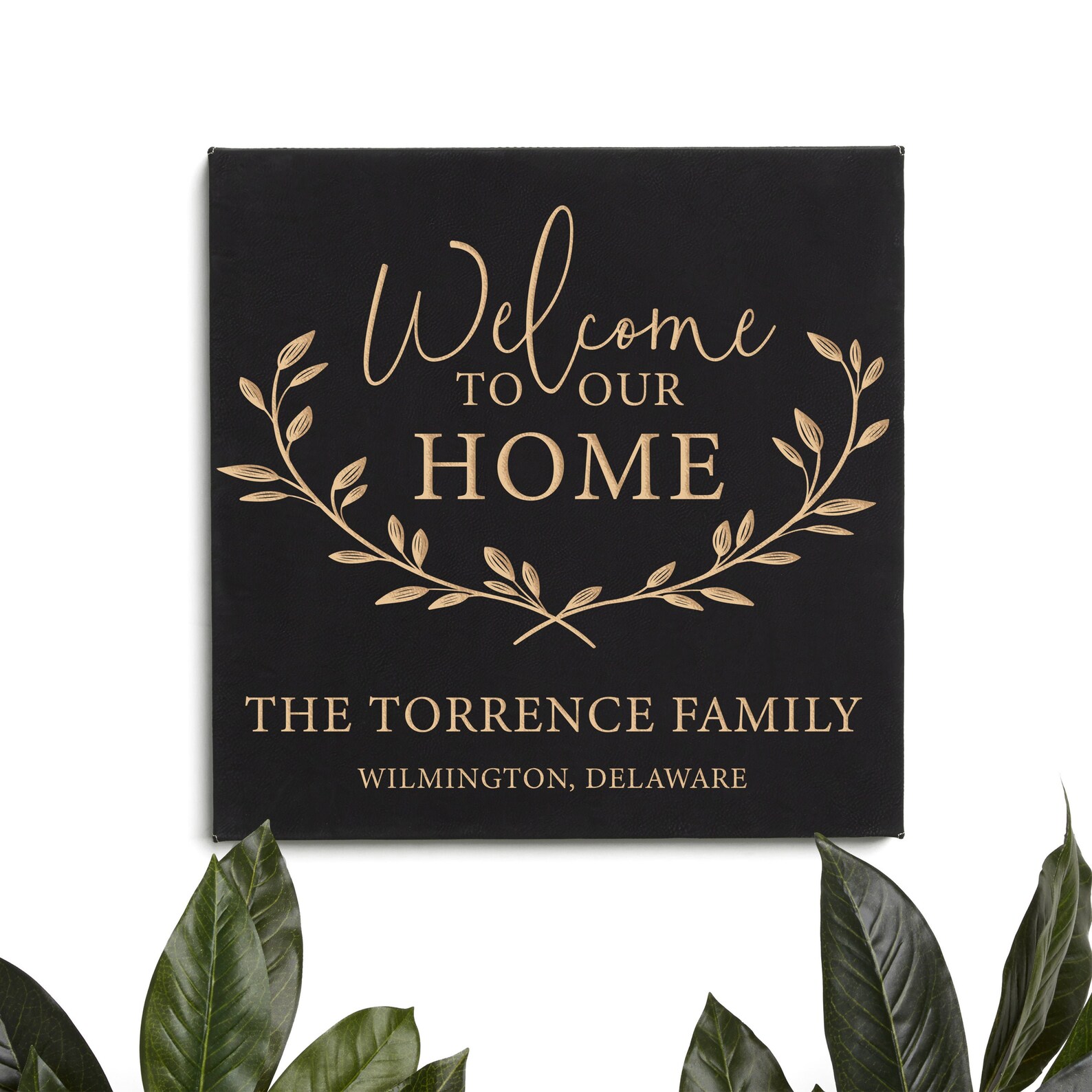 Personalized Welcome to Our Home Sign Custom Welcome Sign - Etsy