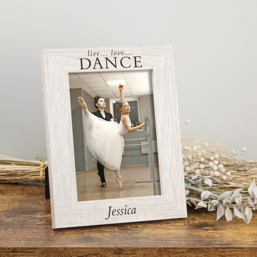Dance Picture Frame | Personalized Dance Picture Frame | Ballet Dancer ...