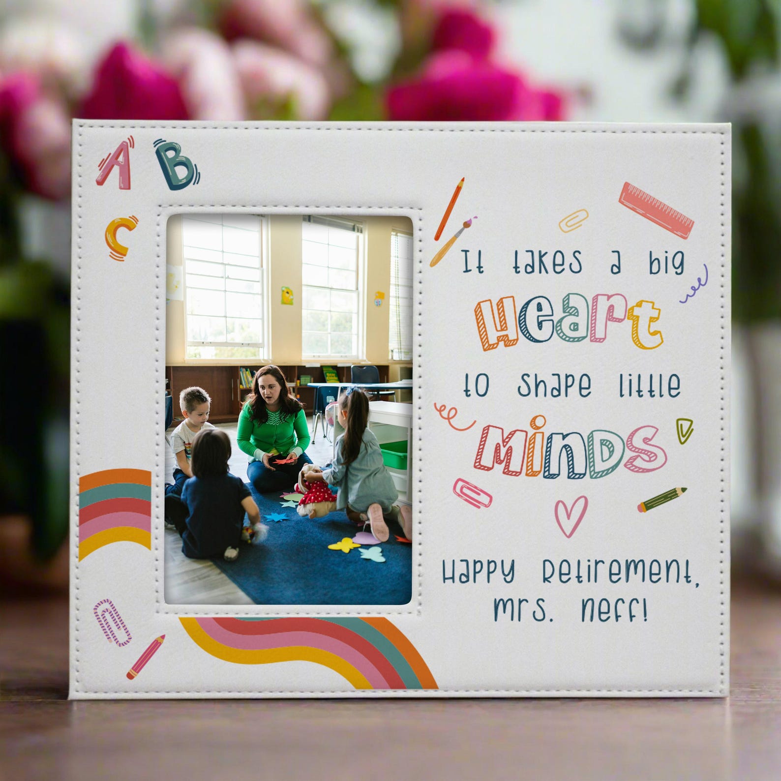 Teacher Appreciation Picture Frame | Teacher Gift From Class | End of ...