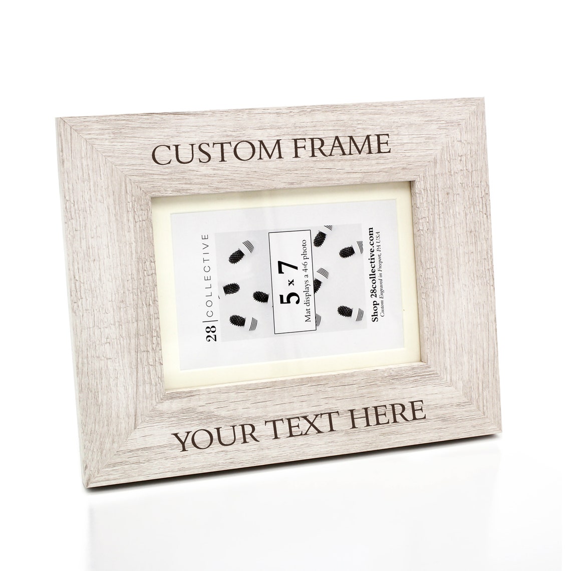 Custom Picture Frame | Personalized Picture Frame | White 5x7 Picture ...