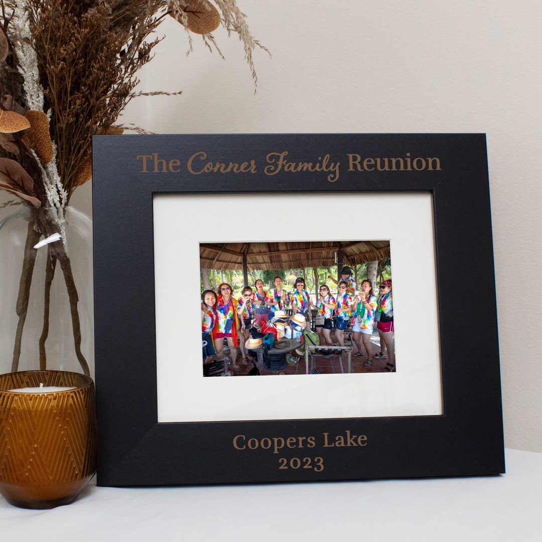 Personalized Family Reunion Frame Picture Frame for Family Get Together ...