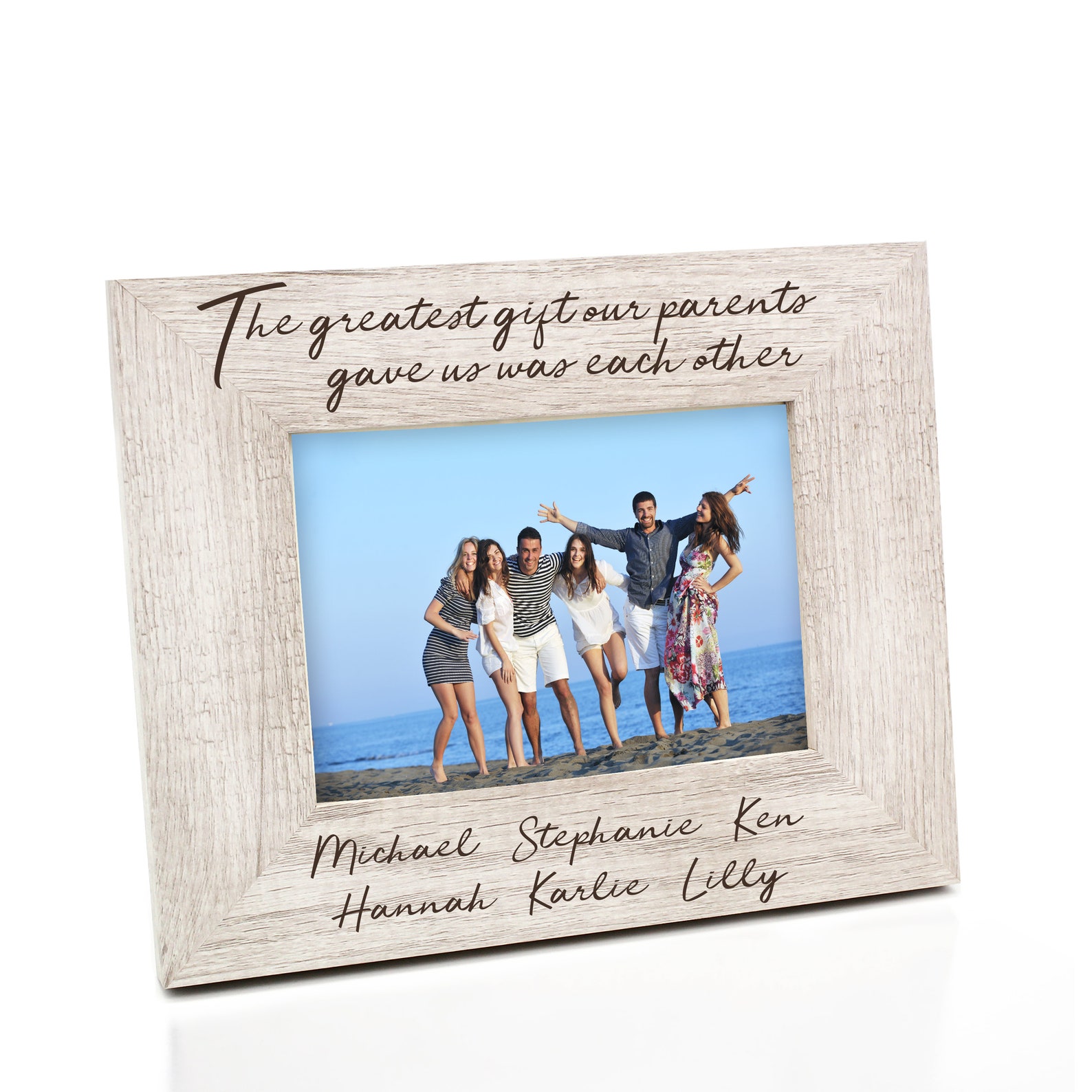 Personalized Siblings Picture Frame | Greatest Gift Our Parents Gave Us ...