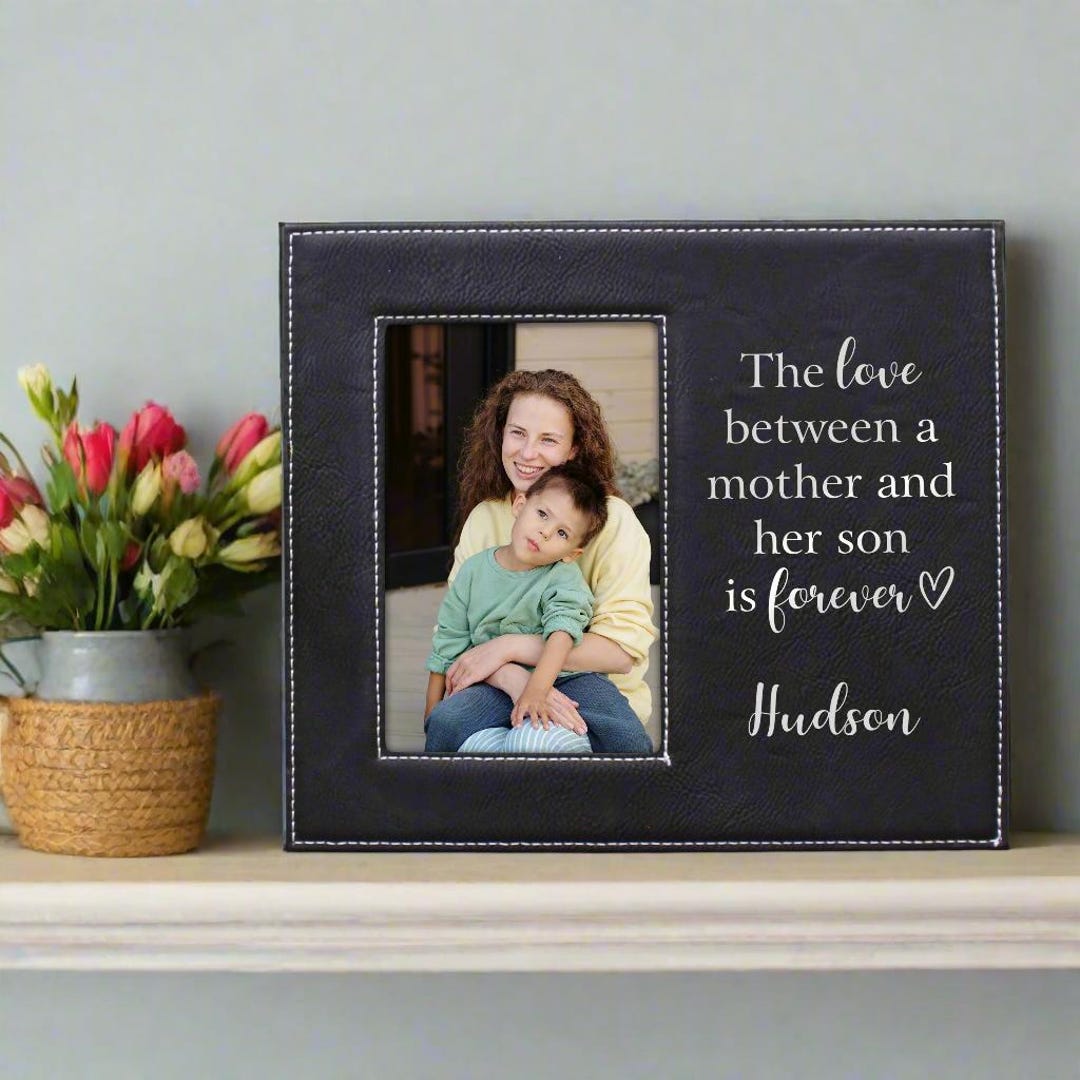 Mother Son Picture Frame | Mother's Day Gift From Son | Personalized ...