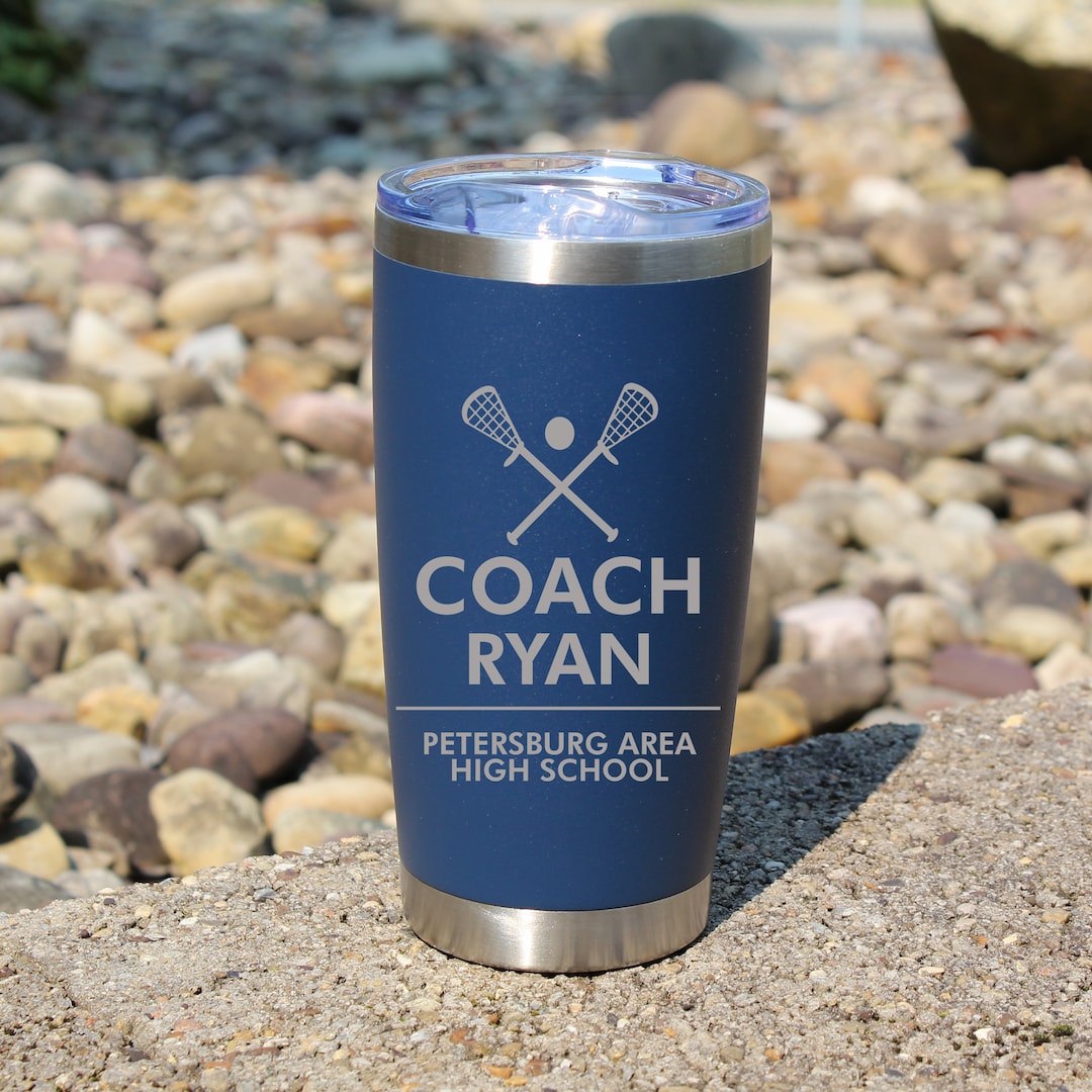 Lacrosse Coach Tumbler Christmas Gift for Lacrosse Coach Personalized ...