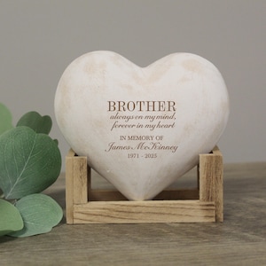 Brother Memorial Plaque | Personalized Brother Sympathy Gift | Brother ...