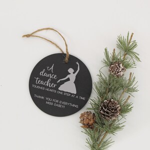 Dance Teacher Ornament | Dance Teacher Christmas Gift | Personalized ...