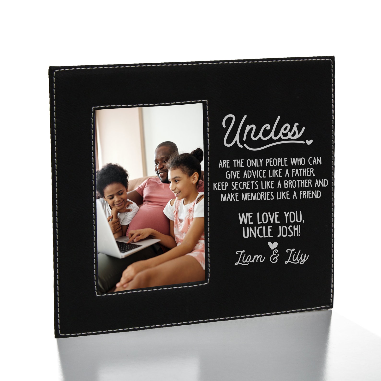 Uncle Picture Frame | Personalized Uncles Picture Frame | Uncle Gift ...