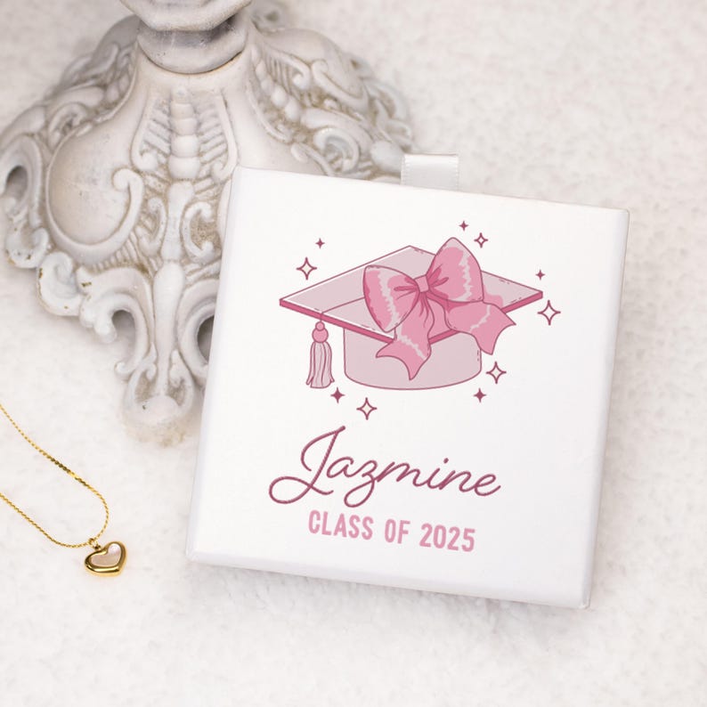 Personalized Graduation Gifts for Her | Pink Bow Graduation Gift for ...