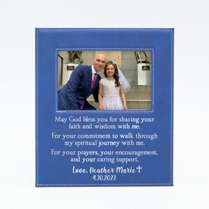 Personalized Confirmation Sponsor Frame | Religious Confirmation Gift ...