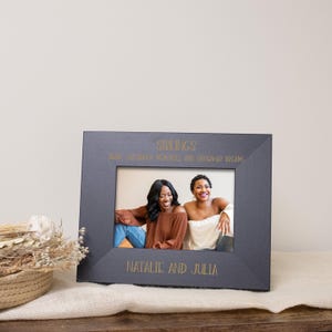 Personalized Siblings Picture Frame | Sibling Gift | Gift for Brother ...