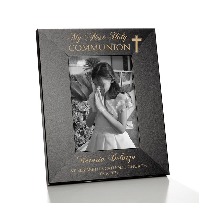 First Communion Picture Frame Personalized First Holy | Etsy