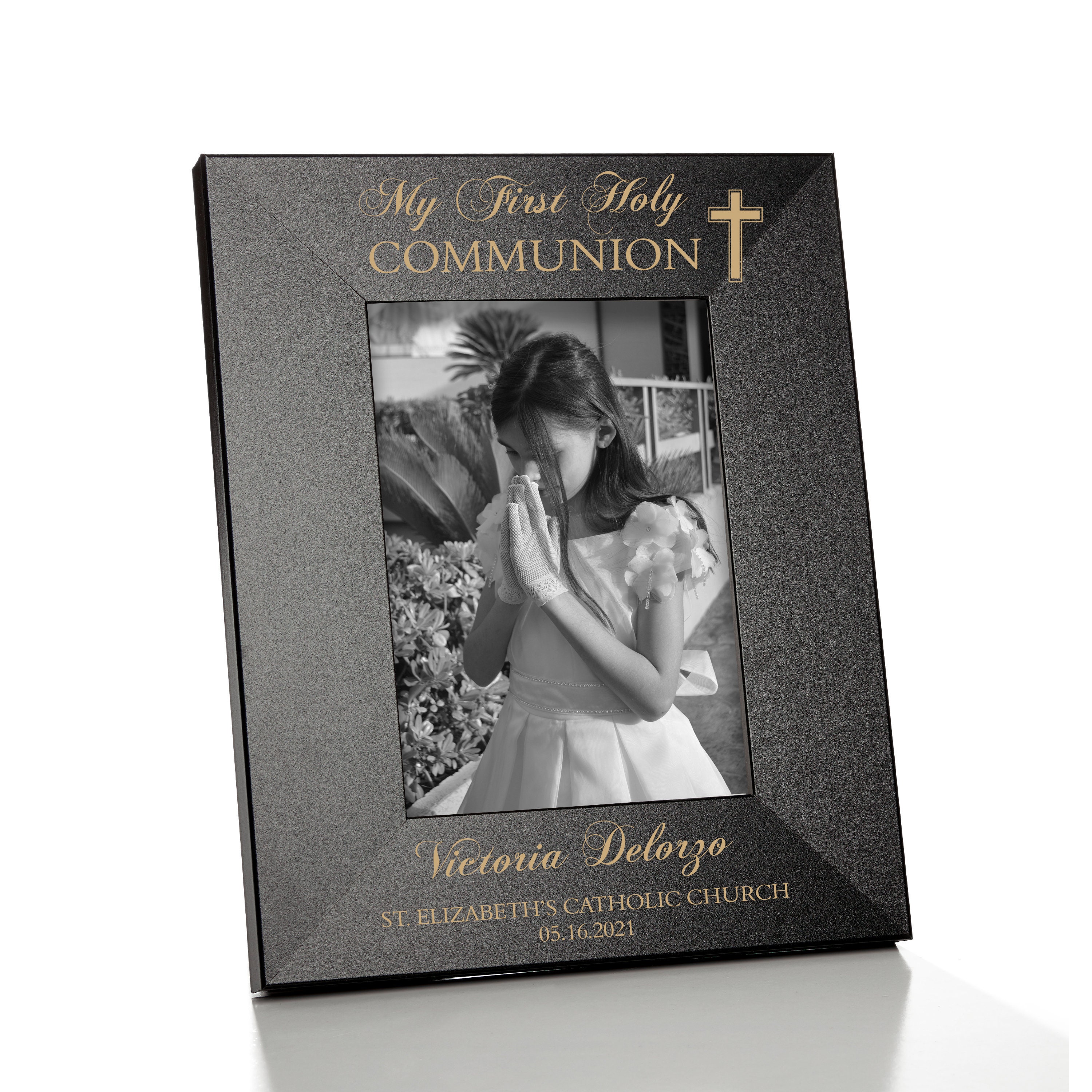 First Communion Picture Frame Personalized First Holy - Etsy