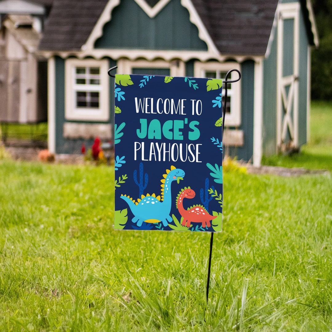 Playhouse Flag for Son Boy Treehouse Flag Garden Flag for Clubhouse ...