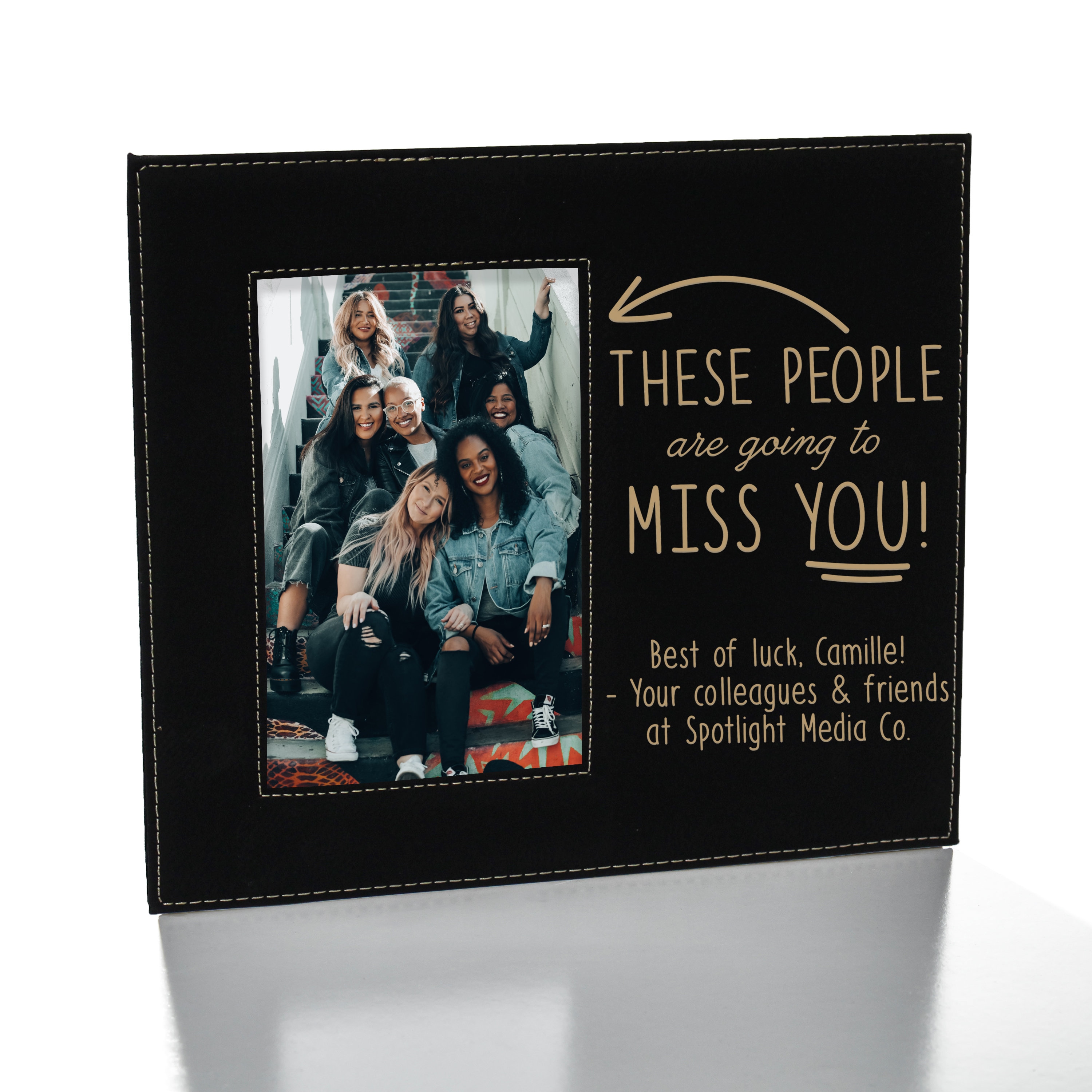 Coworker Goodbye Gift Picture Frame | These People Miss You Picture ...