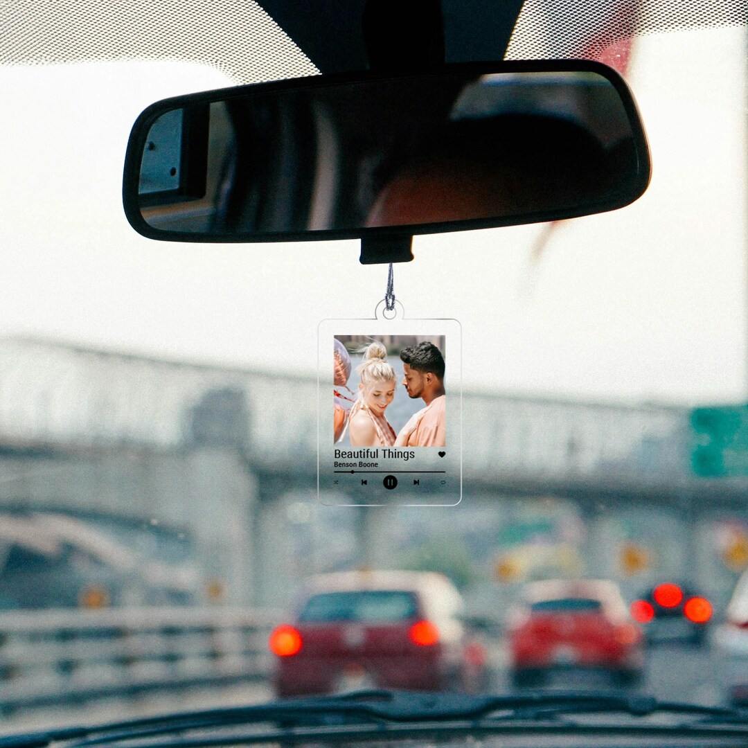 Personalized Photo Car Ornament | New Car Vehicle Accessory Gift ...
