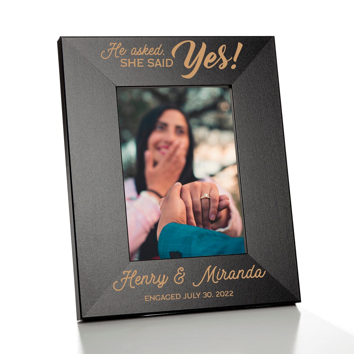 Personalized Engagement Picture Frame Picture Frame for - Etsy