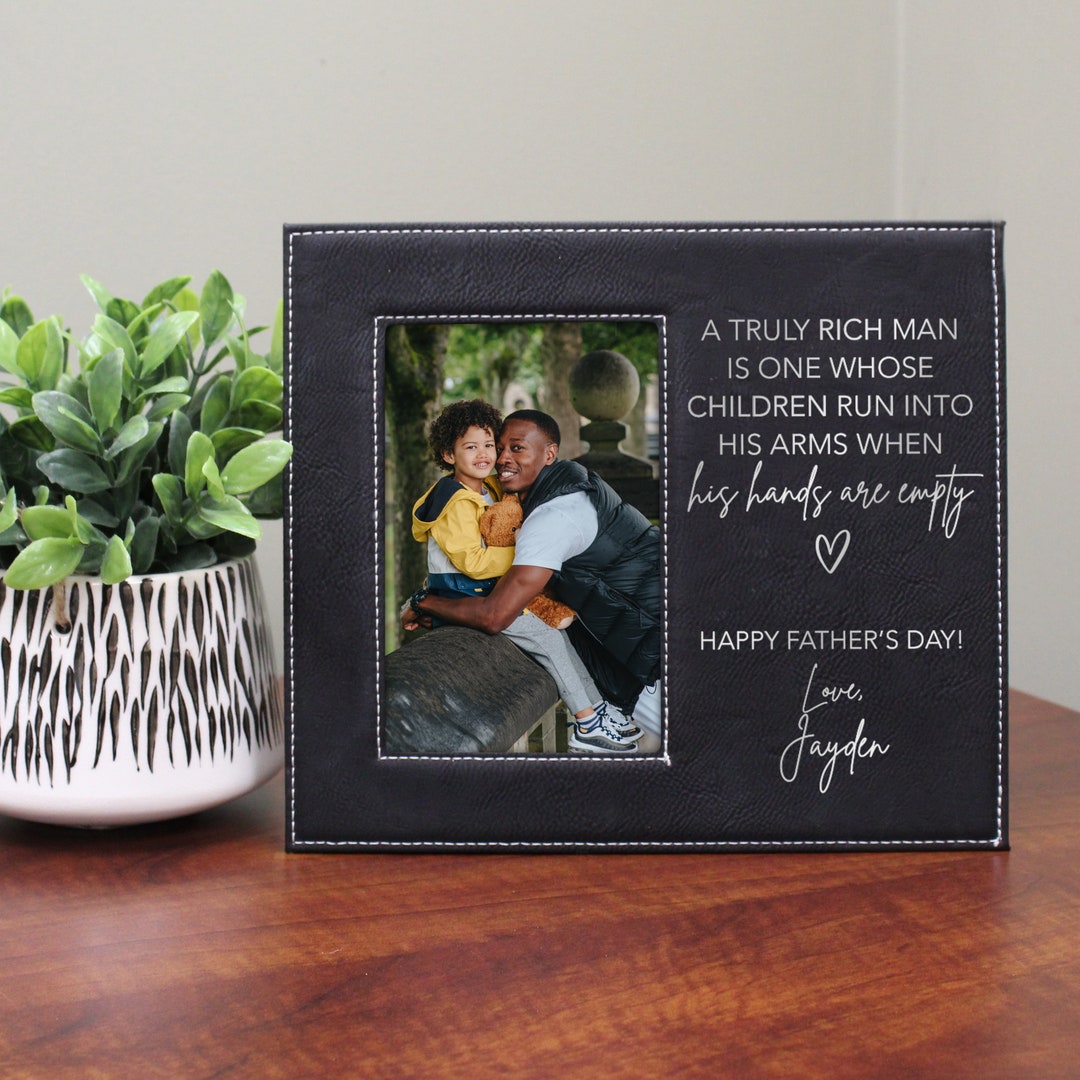 Father's Day Picture Frame Personalized Dad Picture Frame Dad Gift From ...
