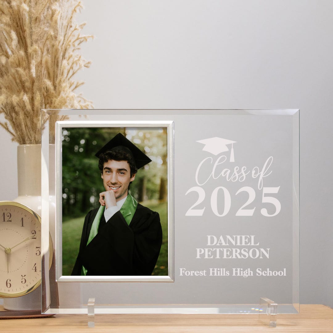 Personalized Graduation Picture Frame | Class of 2025 Picture Frame ...