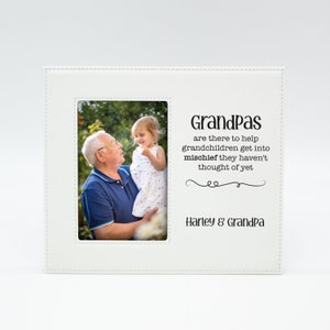 Grandpa and Grandchildren Frame | Personalized Grandfather Picture ...