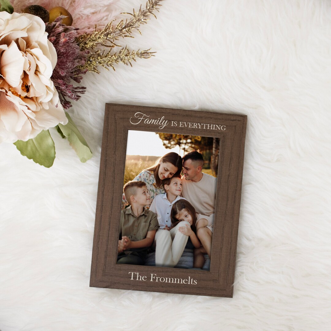 Family is Everything Picture Frame | Personalized Family Picture Frame ...