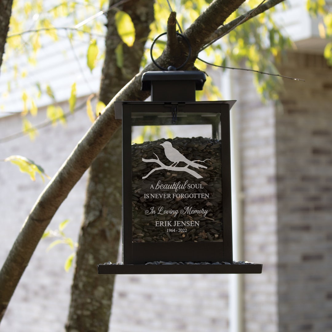 Memorial Bird Feeder | Personalized Hanging Bird Feeder | Unique Bird ...