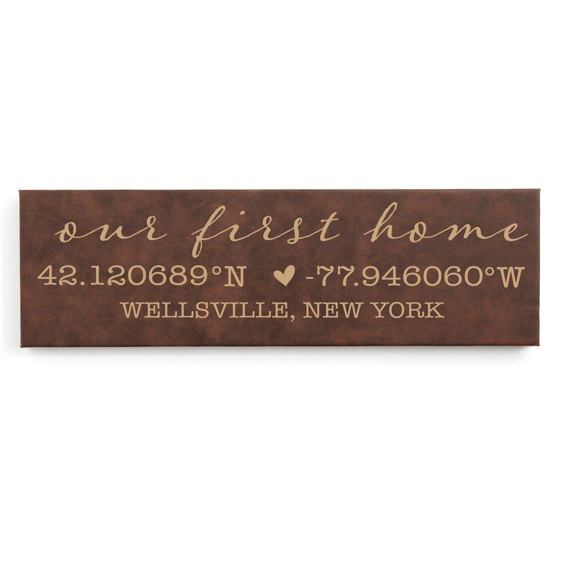 Our First Home Gift Coordinates First Home Sign First Time - Etsy