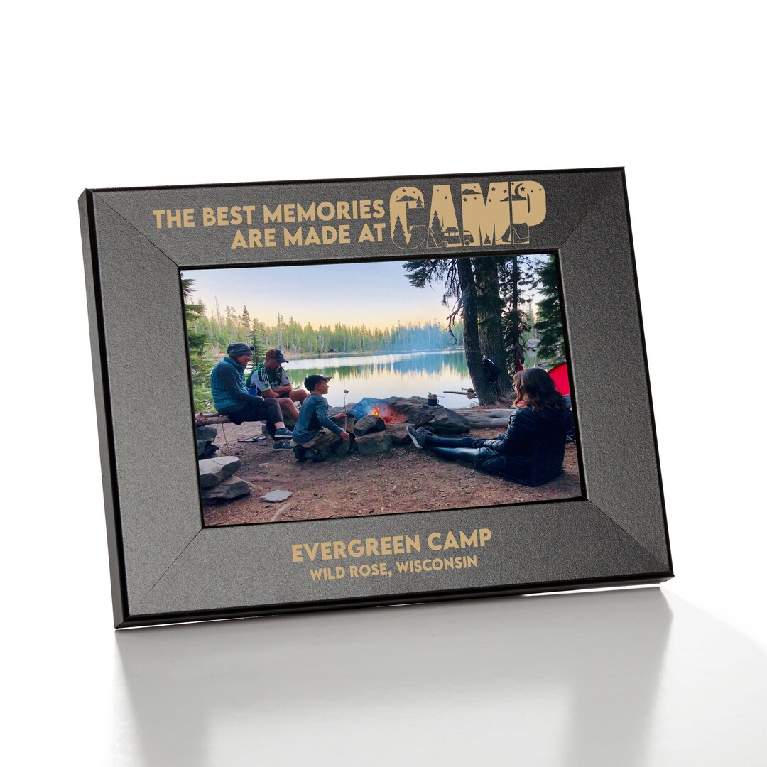 Camping Picture Frame Best Memories Are Made at Camp Personalized Camp ...