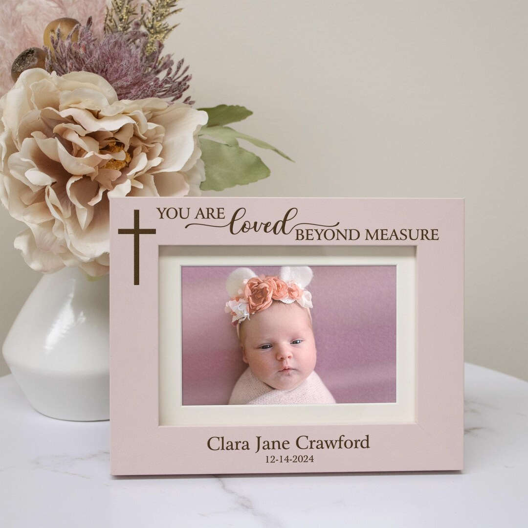 Religious Baby Picture Frame | Baby Baptism Gifts | Child Christening ...