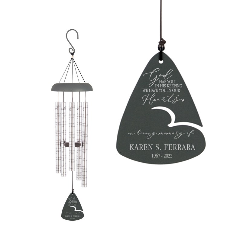 God Has You Wind Chime Religious Wind Chime in Memory Wind - Etsy