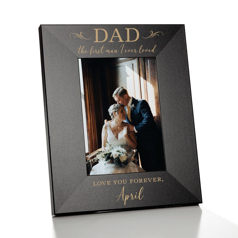 Father of the Bride Picture Frame Dad First Man I Loved - Etsy